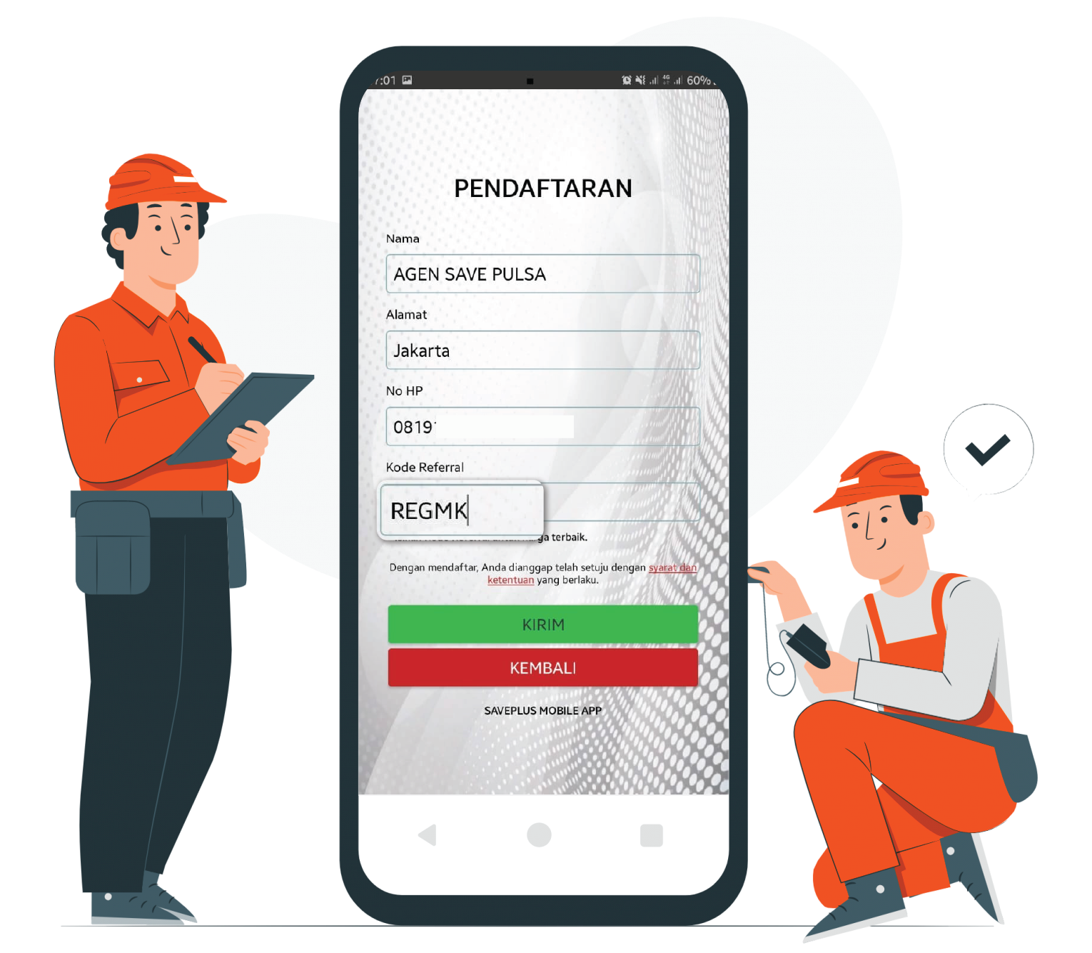 Pendaftaran – SAVEPLUS